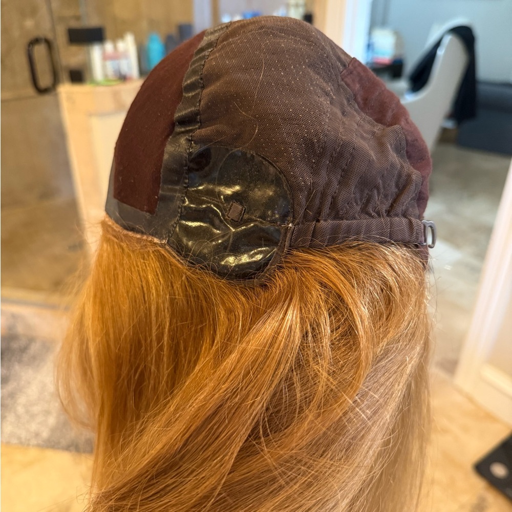 Hair | Auburnstrawberry Blonde Wig Lacehuman Hair | Poshmark
